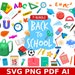 Back to School Svg Clipart, School Clipart Set, School Supplies SVG ...