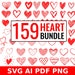 Heart Svg, Heart Svg Design, Heart Bundle, Heart Svg File, Heart ...