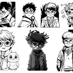 38 Magic Wizard Svg Clipart Bundle Harry School, Magic Wizard School ...