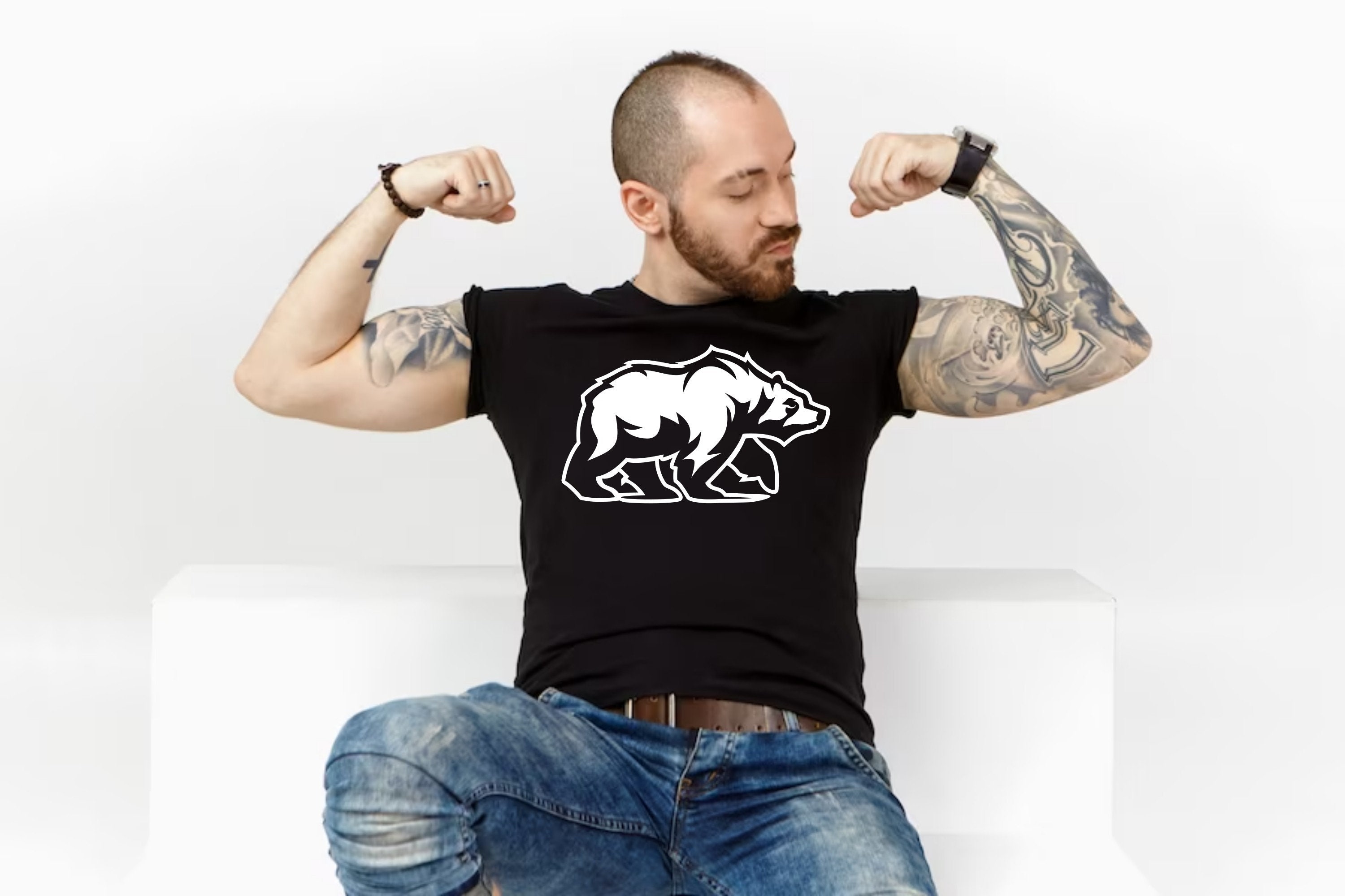 Bear Svg, Bear Dxf, Bear Tshirt, Bear Logo, Bear Vector Art, Bear Art ...