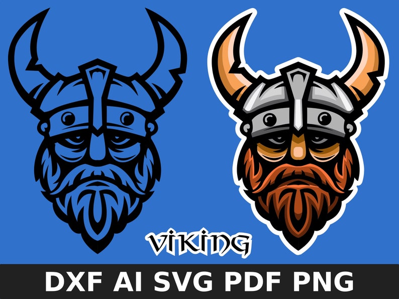 Viking Dxf, Viking Logo Design, Laser Cut Wall Decor, Wall Art Viking ...