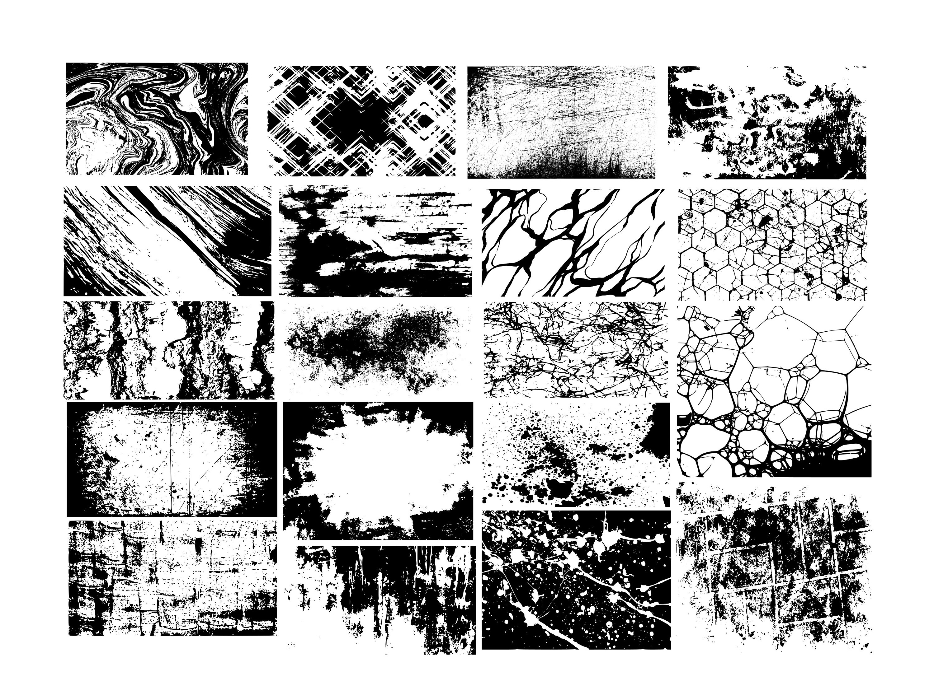 262 Grunge Texture SVG Big Bundle Vintage Grunge Textures - Etsy