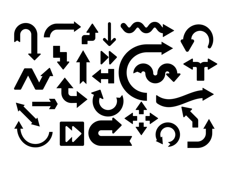 Arrows SVG Bundle, Arrows Clipart Png, Right Arrow Svg, Left Arrow Svg ...
