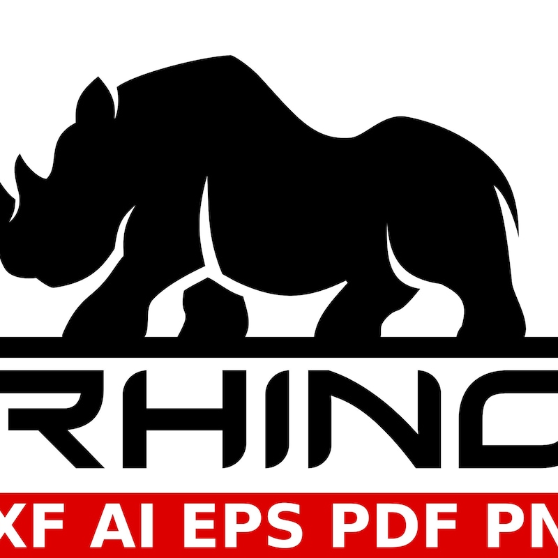 Rhino Print - Etsy