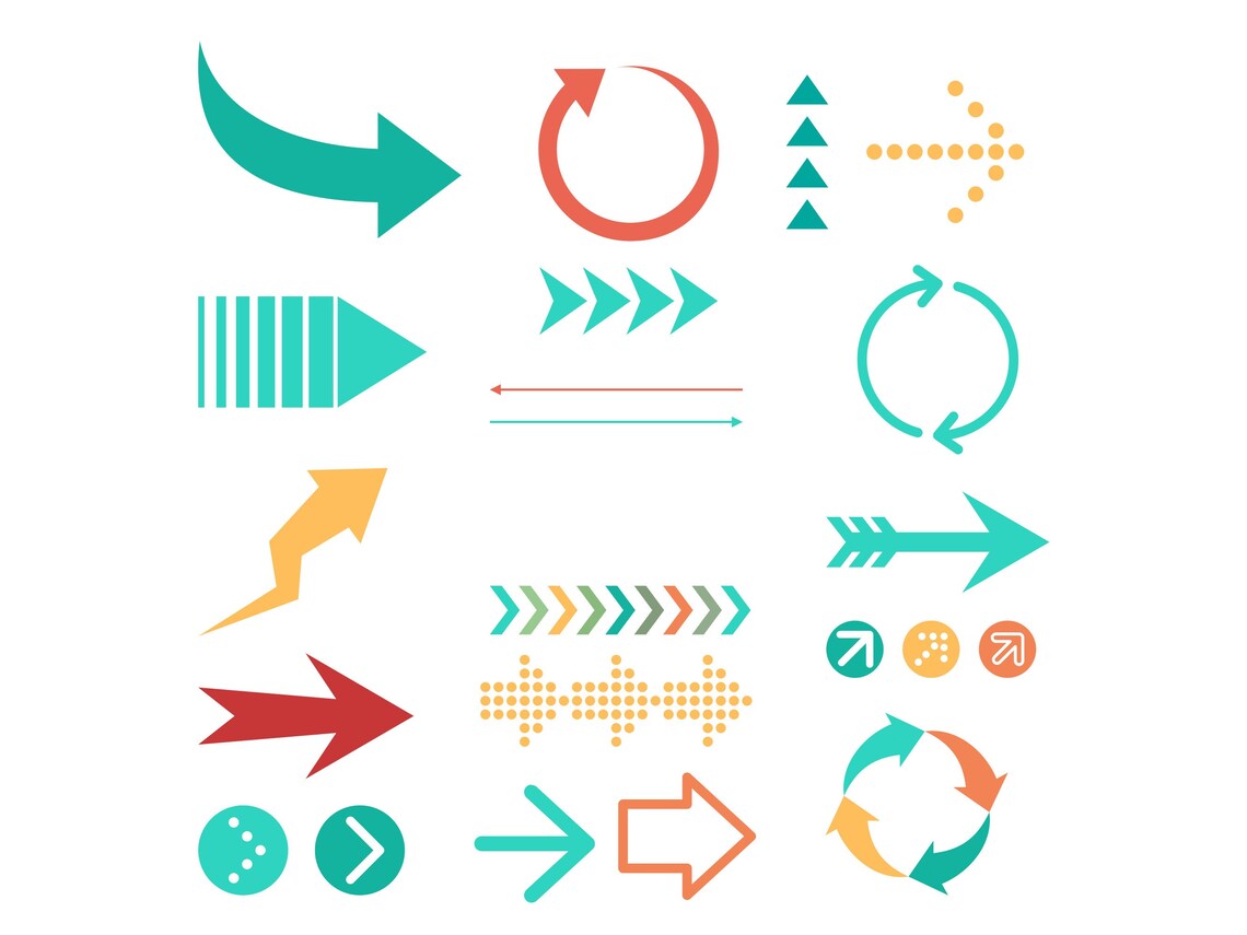 Arrows SVG Bundle Arrows Clipart Png Right Arrow Svg Left - Etsy