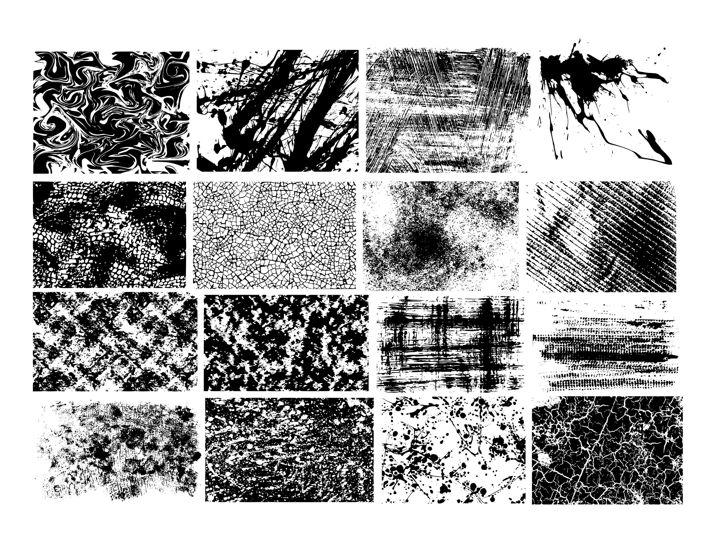 100 Grunge Texture SVG Grunge Texture Bundle Distressed - Etsy