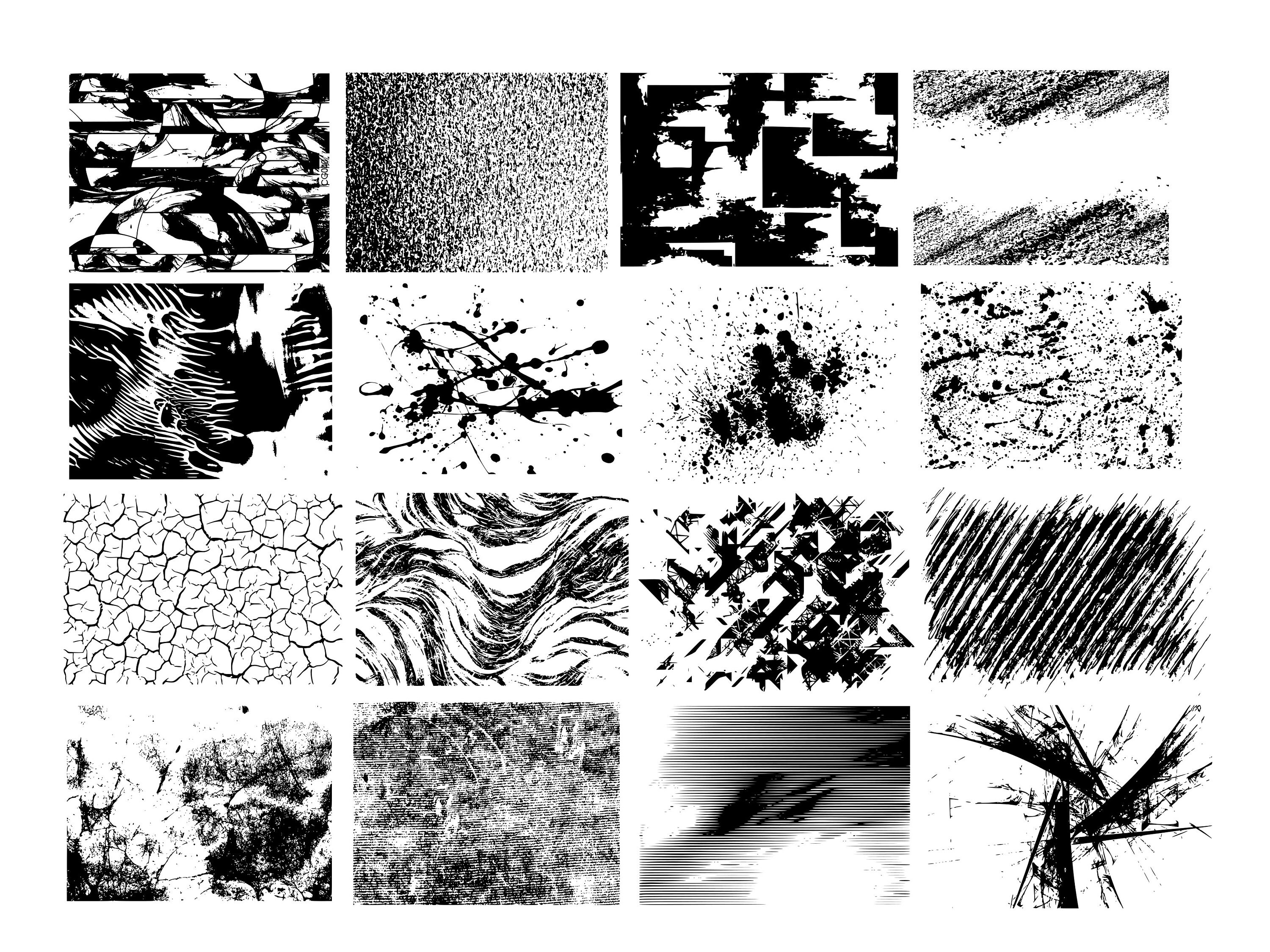 262 Grunge Texture SVG Big Bundle Vintage Grunge Textures - Etsy