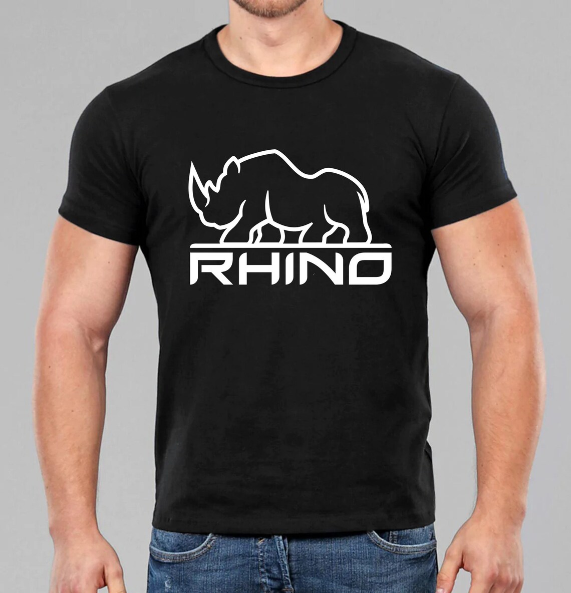Rhino Logo Design, Laser Cut Wall Decor Dxf, Wall Art Rhino, Rhino T ...