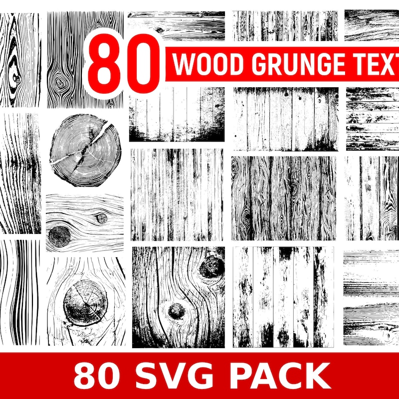 Woodgrain Svg - Etsy