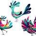 Birds Svg, Birds Svg Files, Birds Bundle, Birds Clipart Png, Retro ...