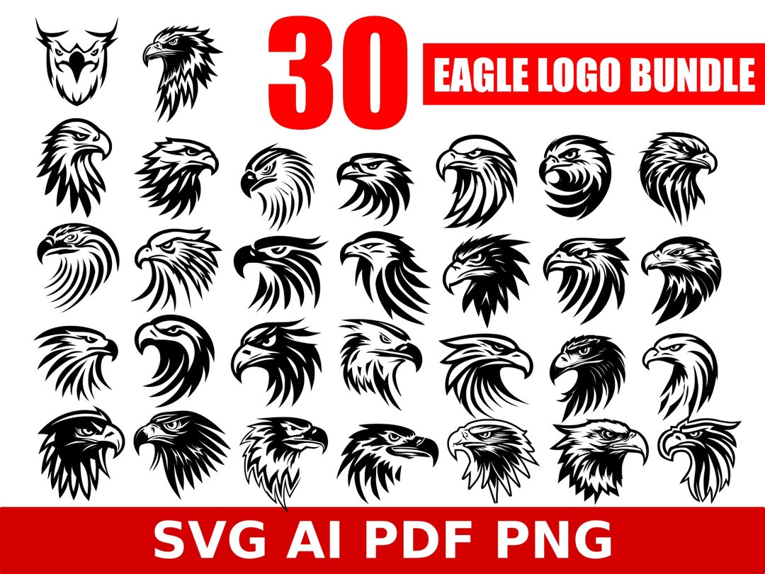 Eagle Svg, Eagle Clipart, Eagle Logo Tshirt, Eagle Bundle, Eagle Vector, Birds Svg, Birds Art ...