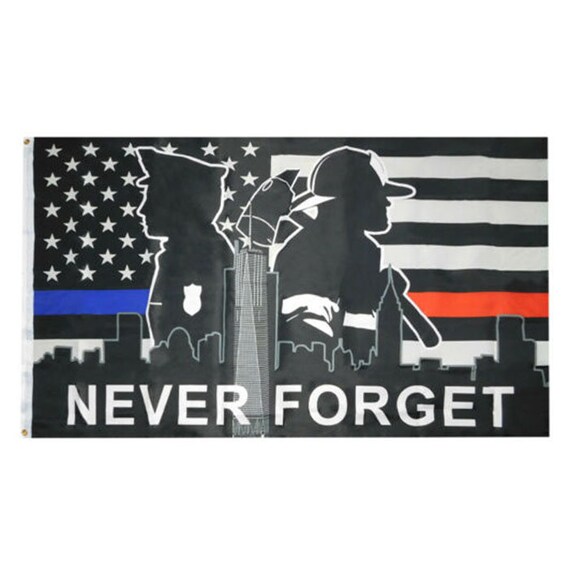 Never Forget Flag 3ft X 5ft September 11th 9/11 New York City - Etsy