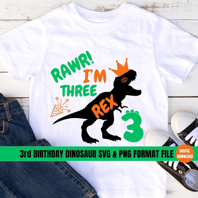 Three Rex Svg - Etsy