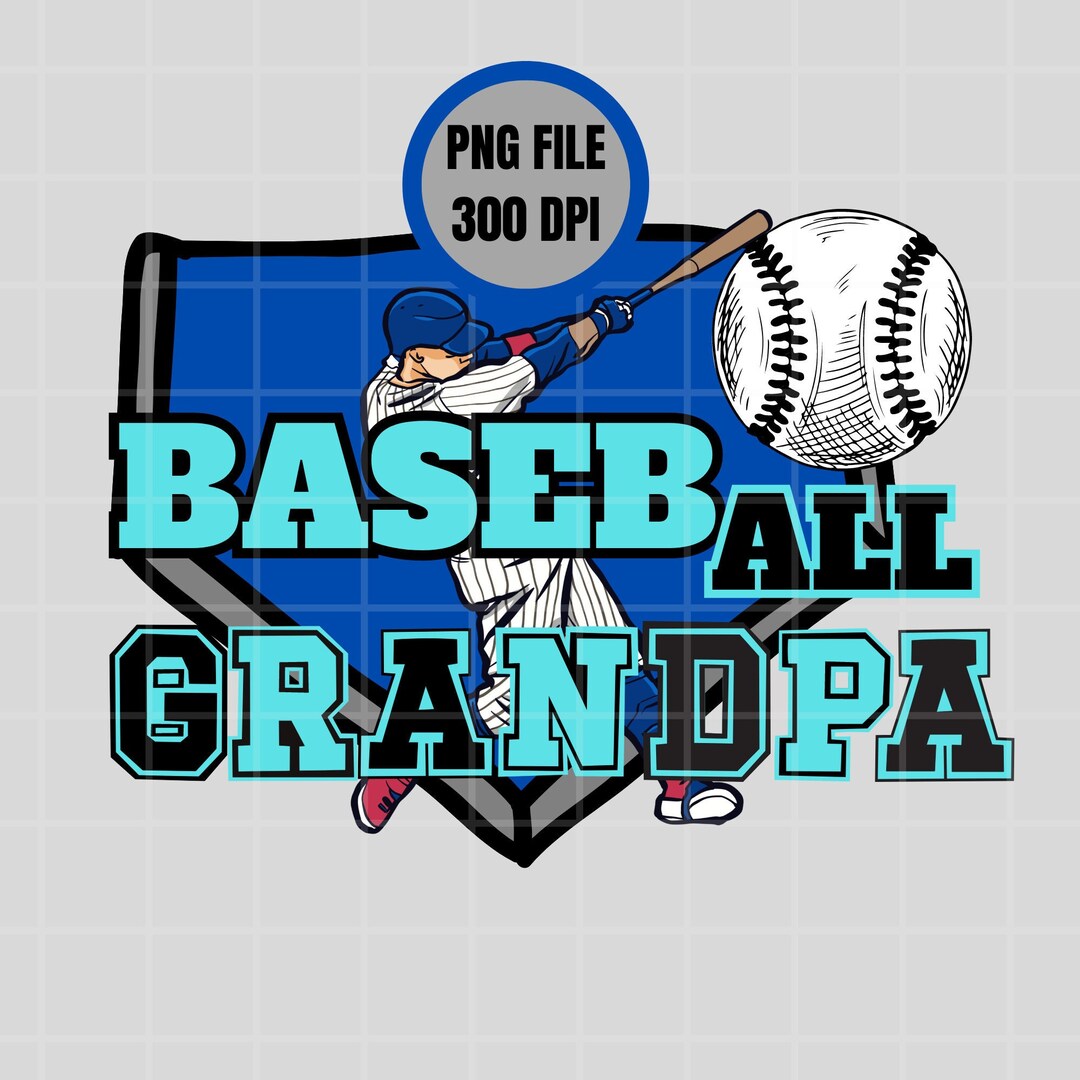 Baseball Grandpa Png, Baseball Grandpa Sublimation Download, Grandpa ...