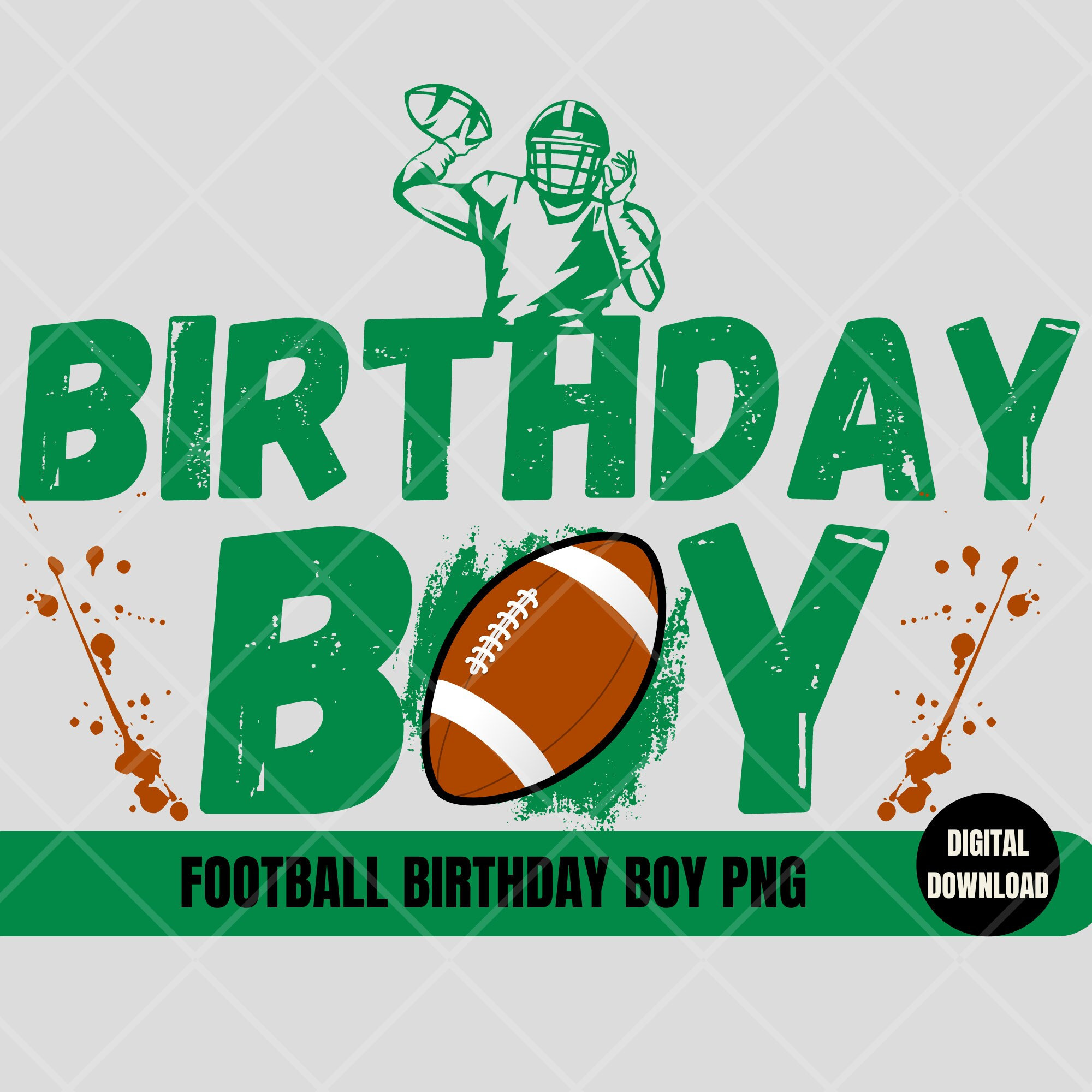 Football Birthday Png, Football Birthday Boy Png, Birthday Boy Football ...