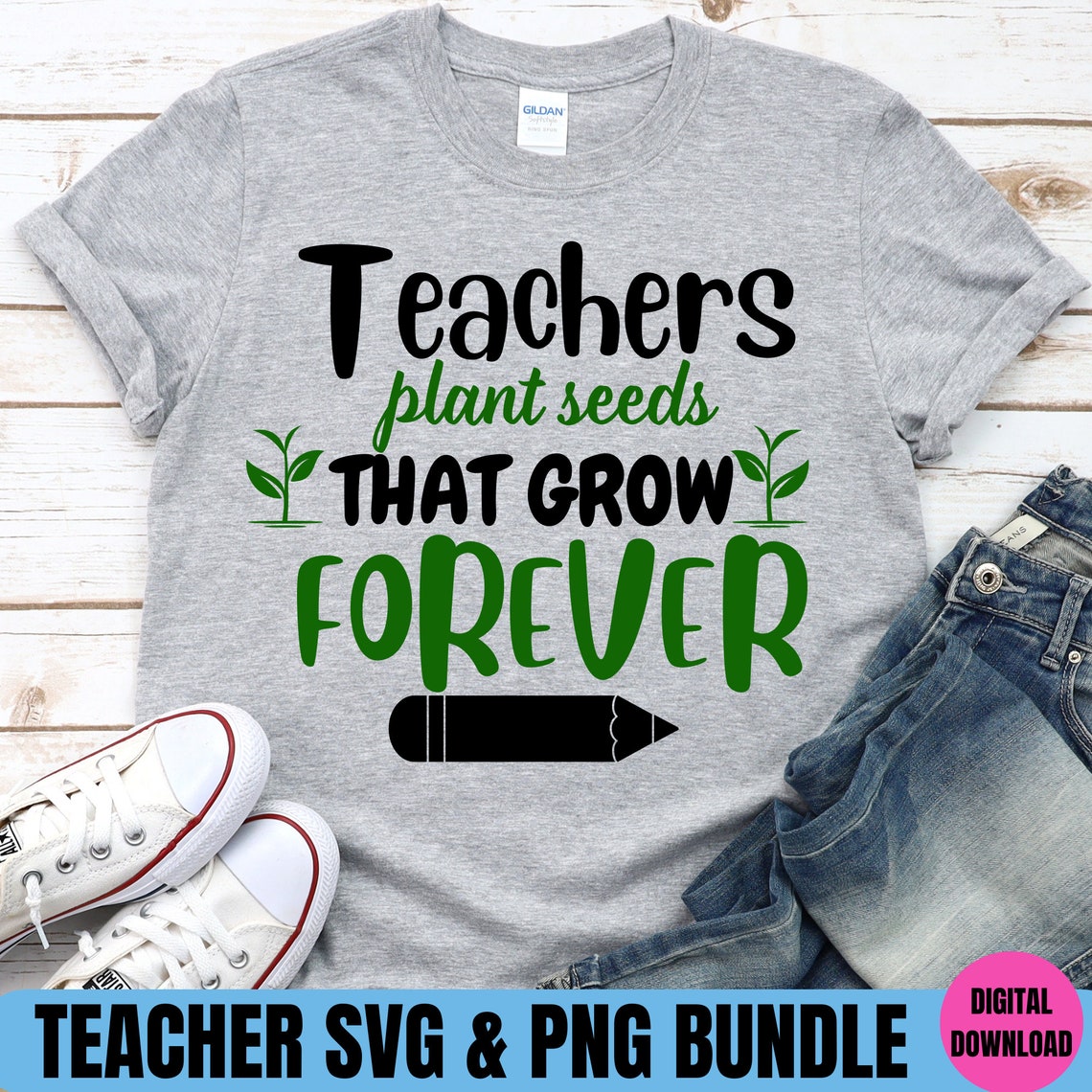 Teacher Svg Bundle, Teacher Shirt Svg Bundle, Shirt Designs for ...