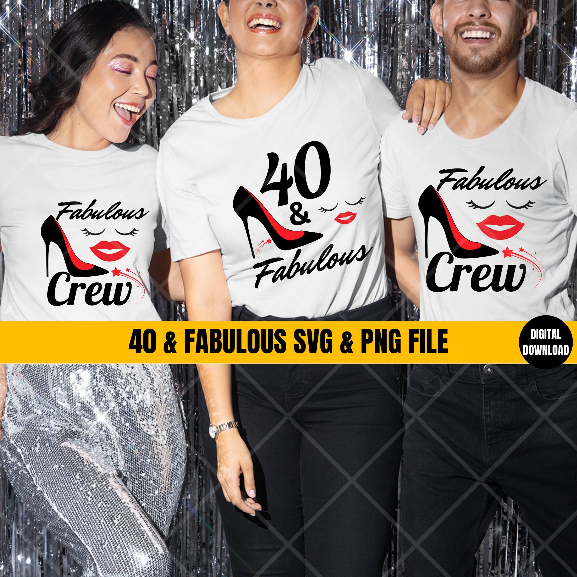 40th Birthday Svg, 40 and Fabulous Svg, 40th Birthday Svg for Women ...