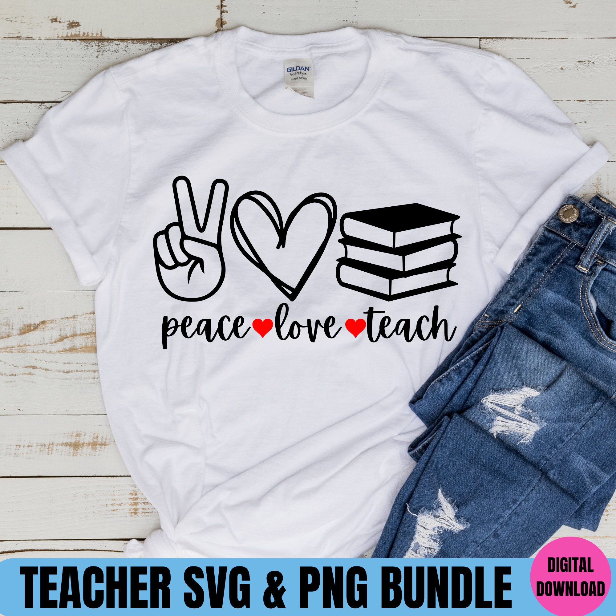 Teacher Svg Bundle, Teacher Shirt Svg Bundle, Shirt Designs for ...