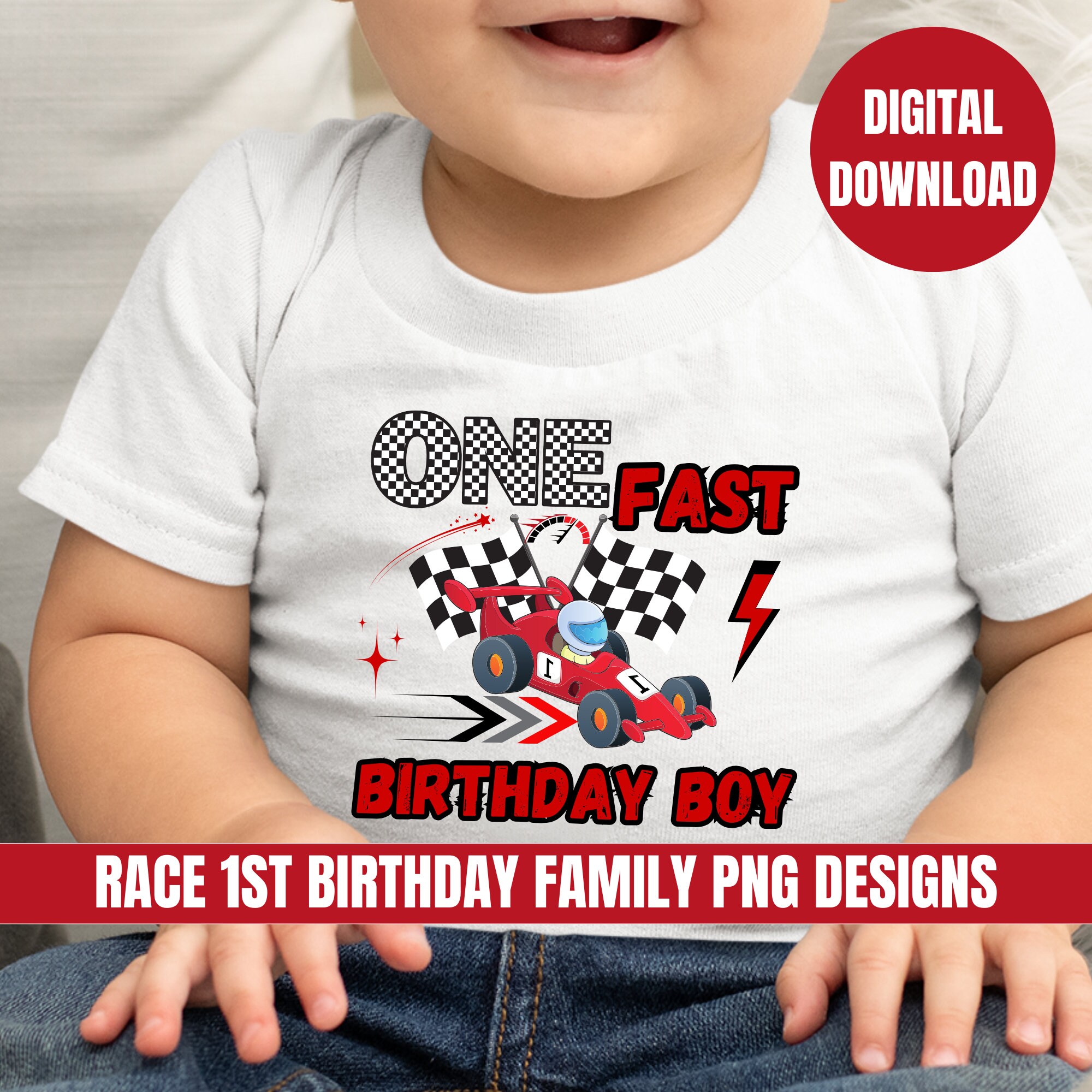 Fast One Birthday Png, 1st Birthday Family Png, Racing First Birthday ...