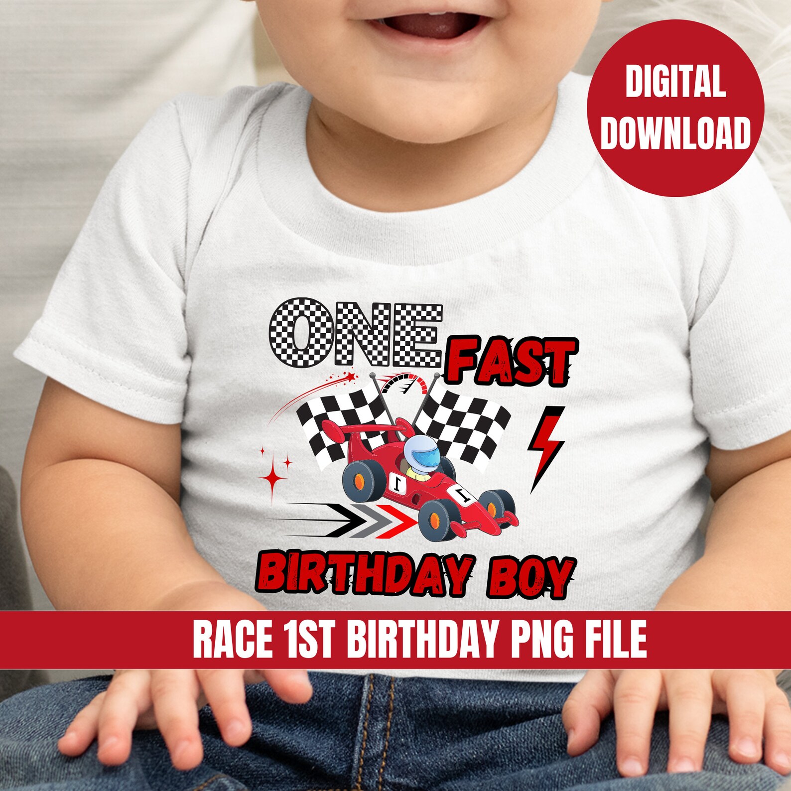 One Fast Birthday Boy Png, Fast One Birthday Png, Racing First Birthday ...