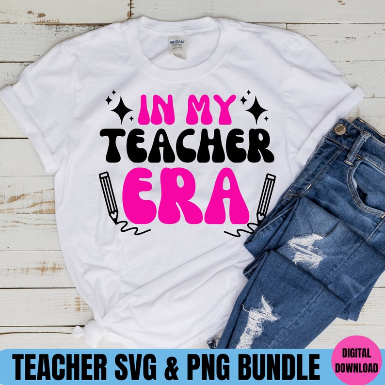 Teacher Svg Bundle, Teacher Shirt Svg Bundle, Shirt Designs for ...