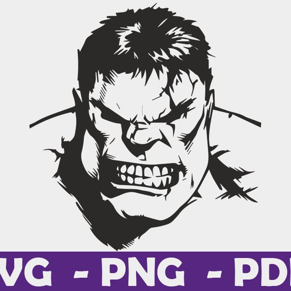 Hulk Svg - Etsy