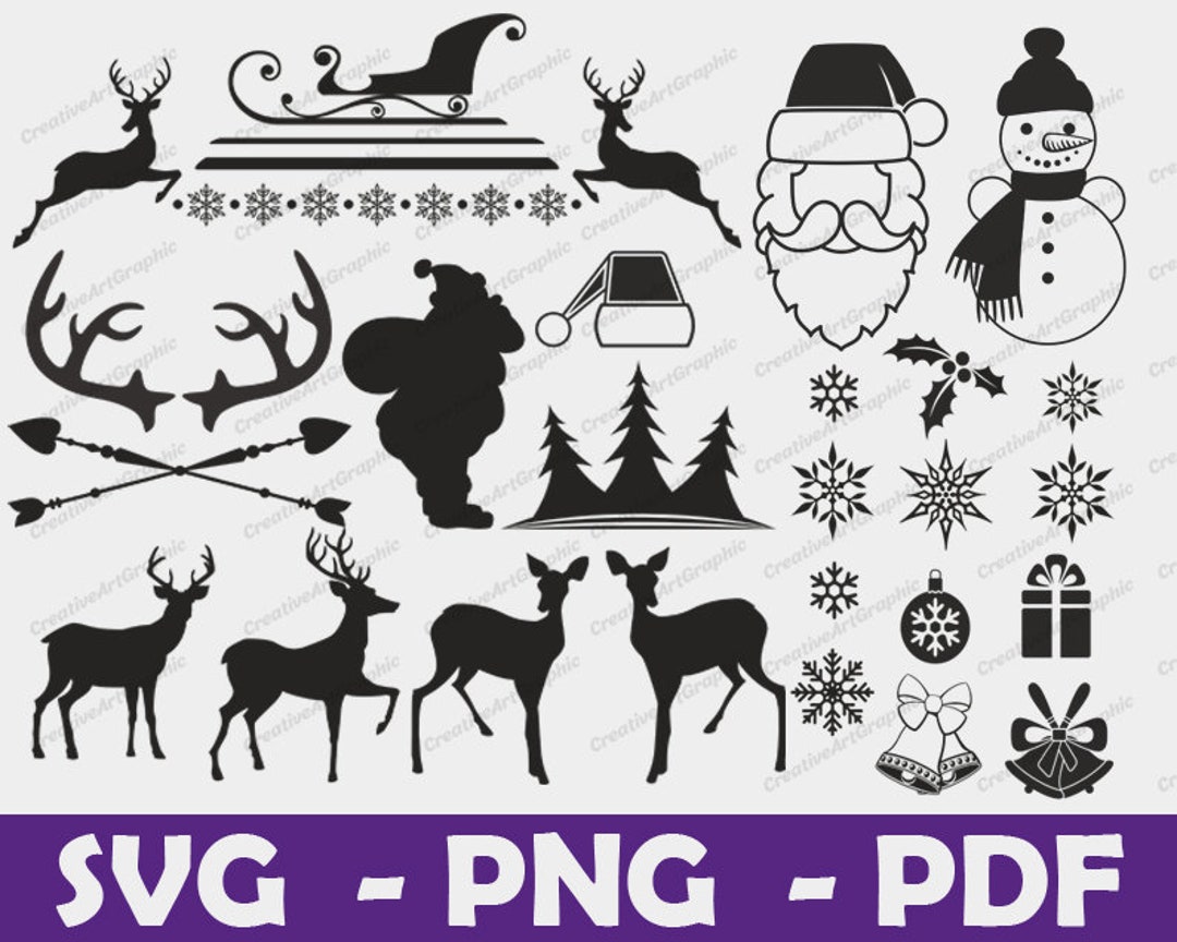 Christmas Svg CHRISTMAS Bundle Christmas Clipart Noel Svg - Etsy