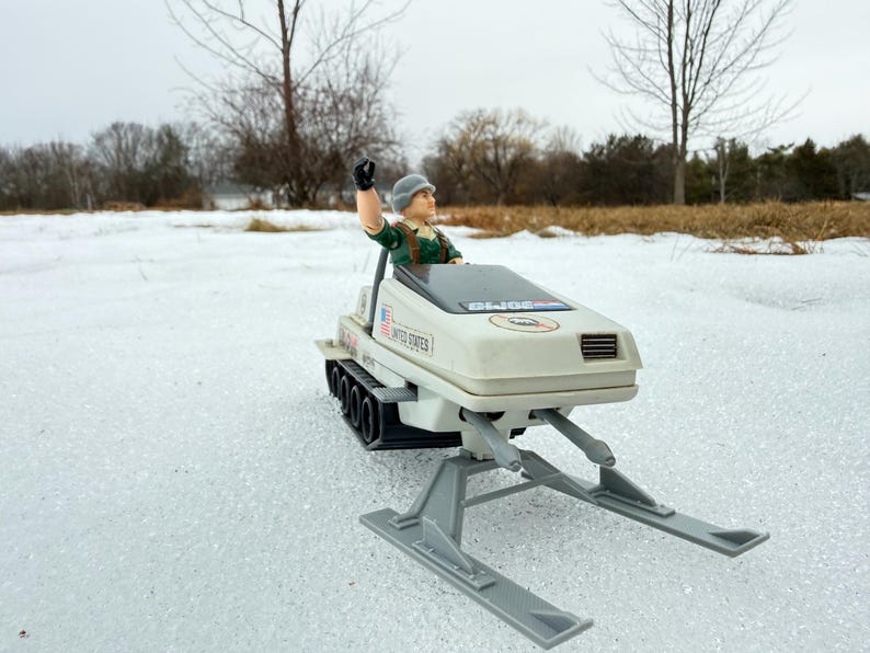 G.I. Joe Polar Battle Bear Snow Sled 3d Replacement Skis ARAH - Etsy