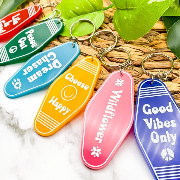Hippie Keychain - Etsy