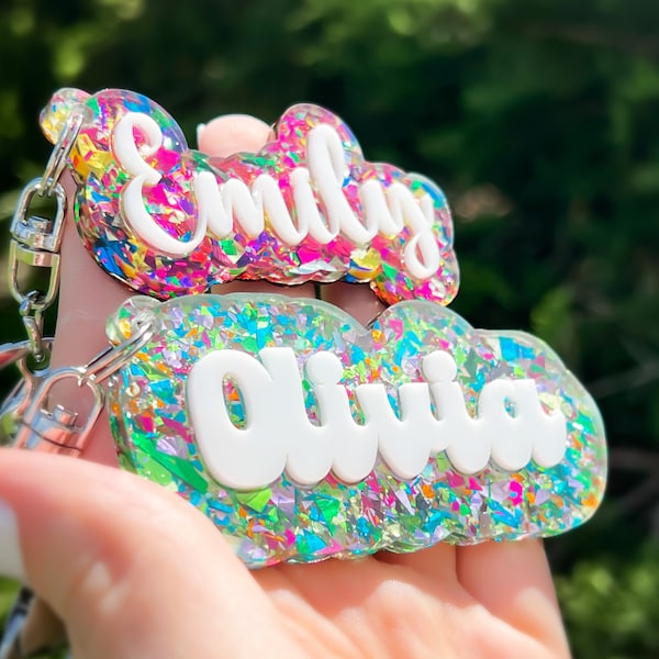 Name Keychain - Etsy