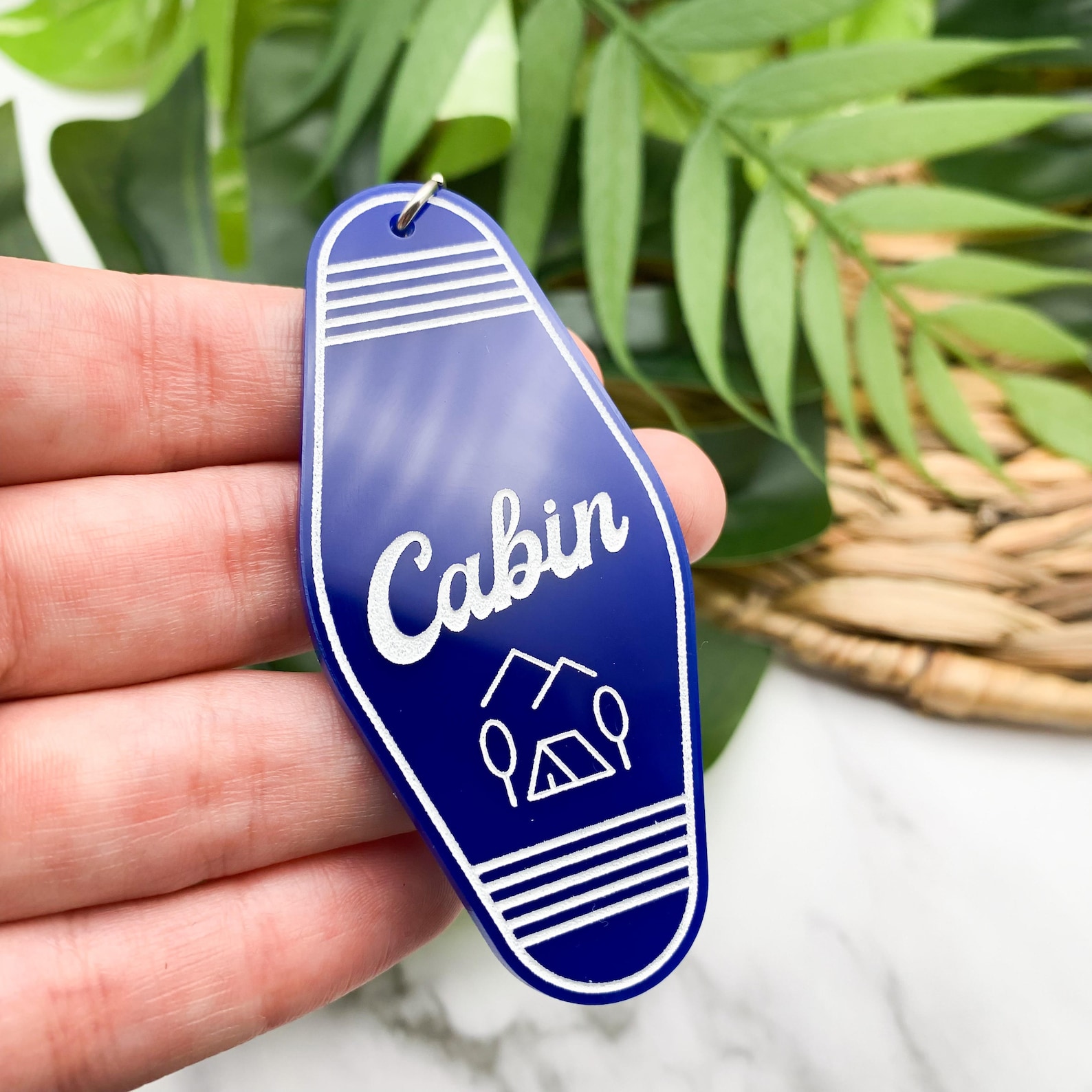 Vacation House Motel Keychain Beach Lake Cabin Retro Vintage - Etsy