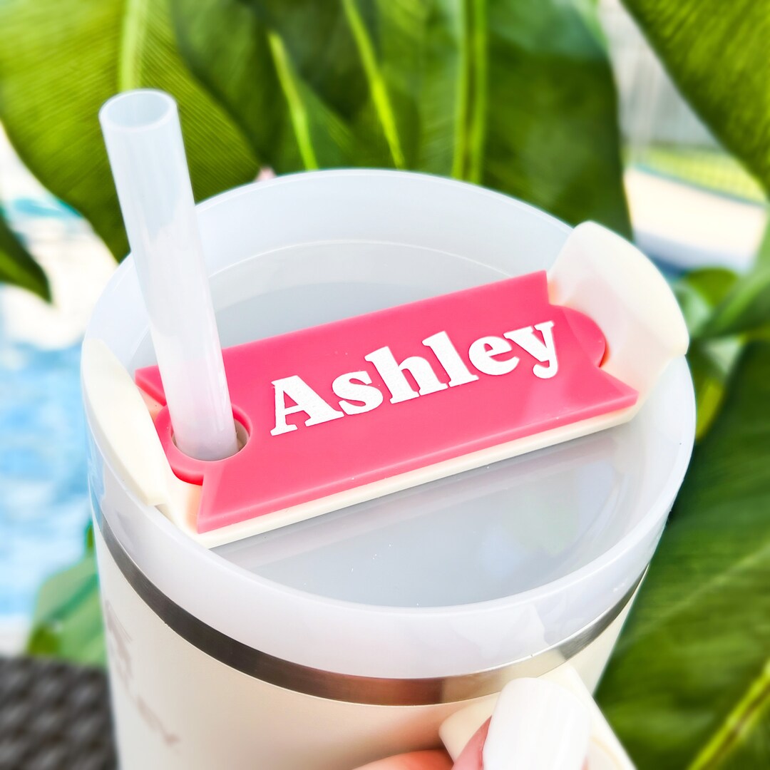 Stanley Custom Name Plate, Water Cup Personalized Name Tag, Gift for ...