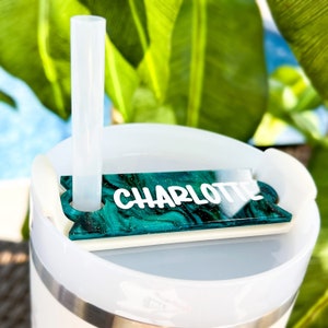 Stanley Custom Name Plate, Water Cup Personalized Name Tag, Gift for ...