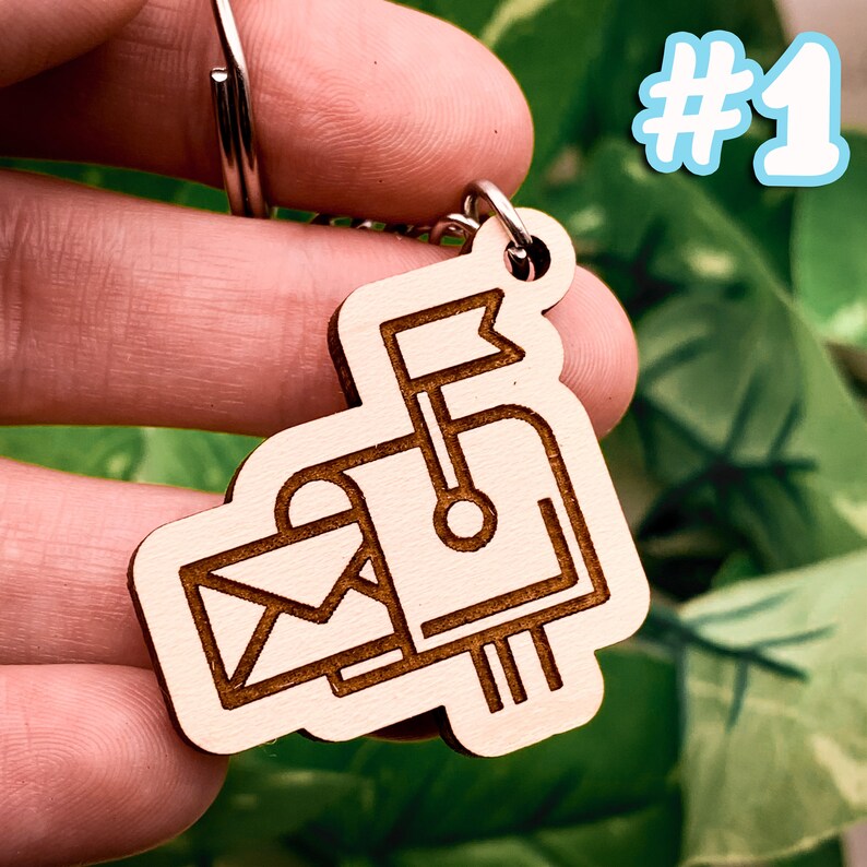 Mailbox Keychain New Home Gift Mail Key Organizational - Etsy