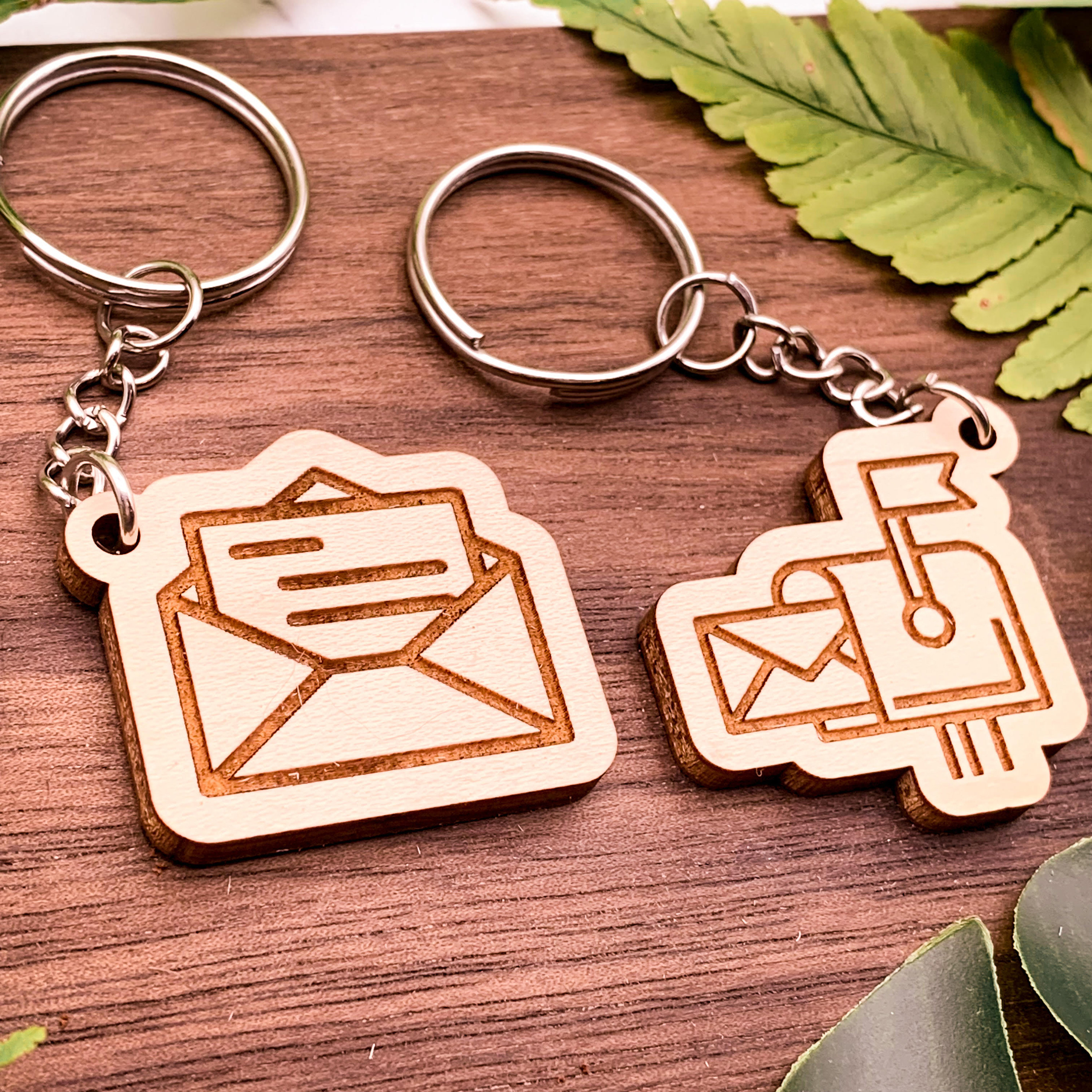 Mailbox Keychain New Home Gift Mail Key Organizational | Etsy