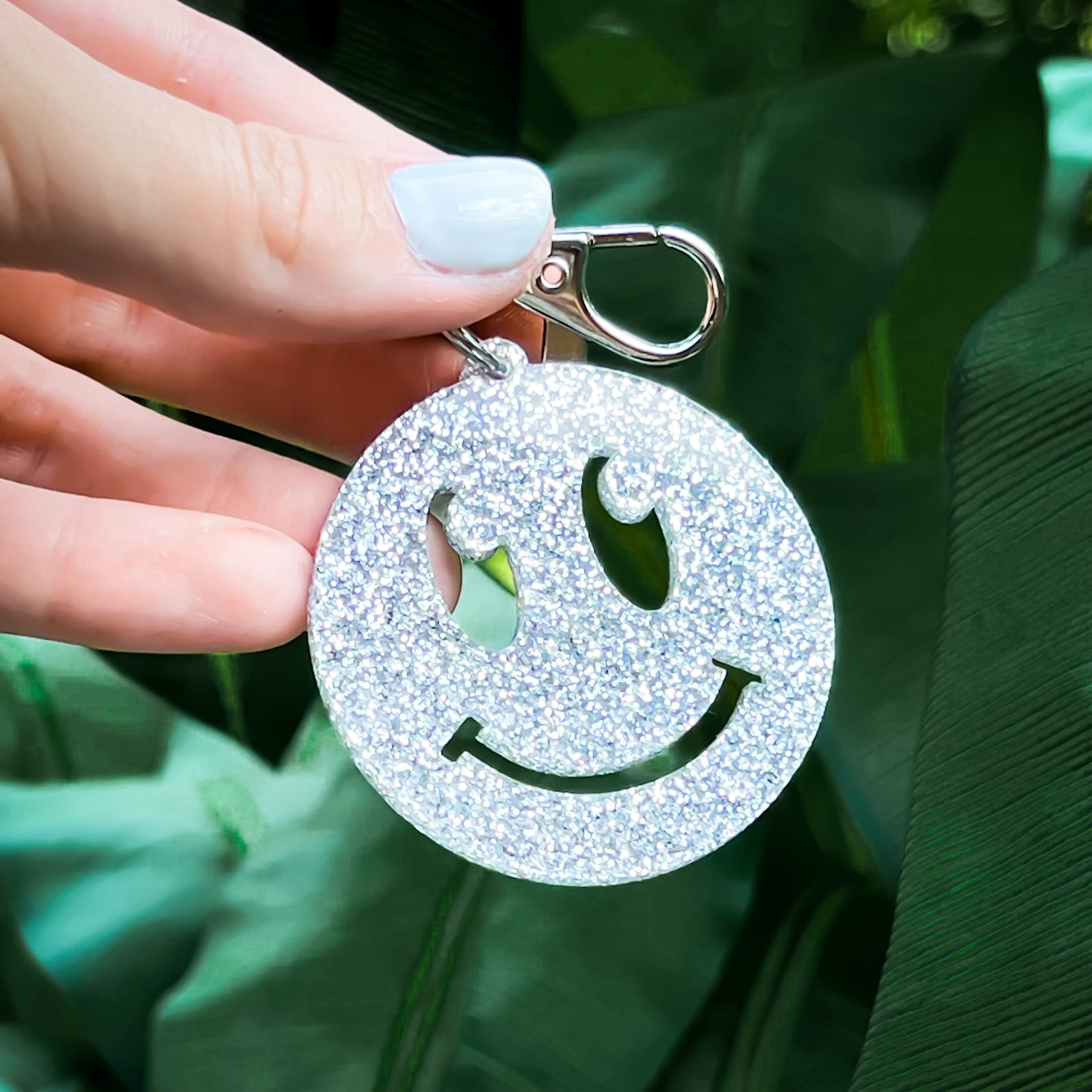Smiley Face Groovy Keychain Cute Retro Gift Keyring Hippie | Etsy