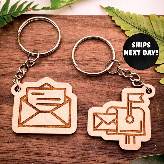 Mailbox Keychain New Home Gift Mail Key Organizational | Etsy