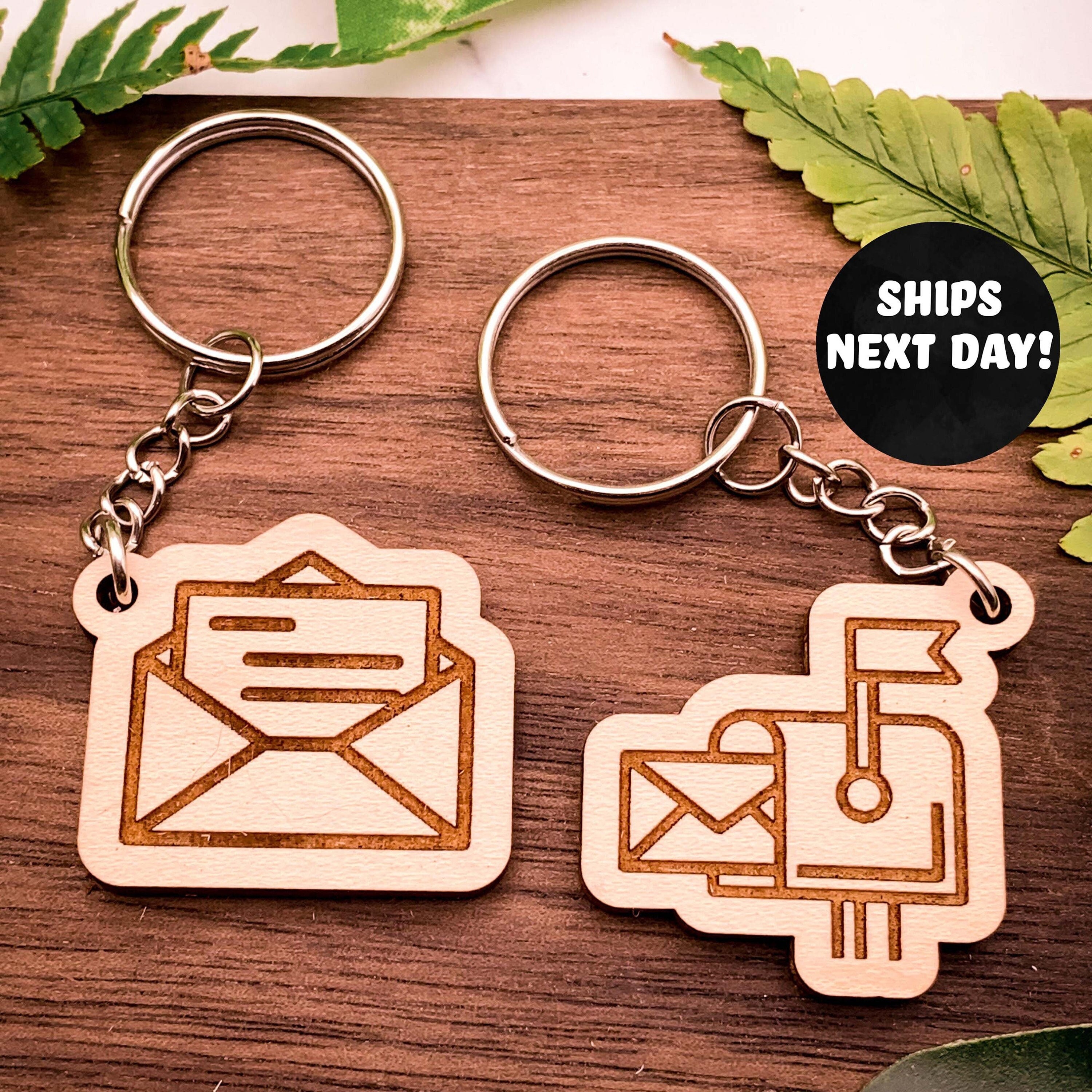 Mailbox Keychain New Home Gift Mail Key Organizational | Etsy