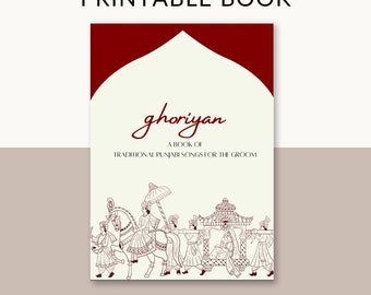 Boliyan Book | Punjabi Traditional Wedding Songs | Ladies Sangeet - Etsy