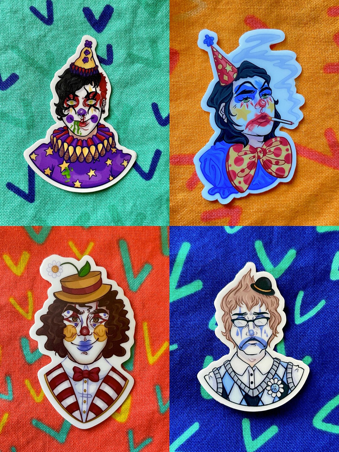 Clown MCR Sticker BUNDLE - Etsy
