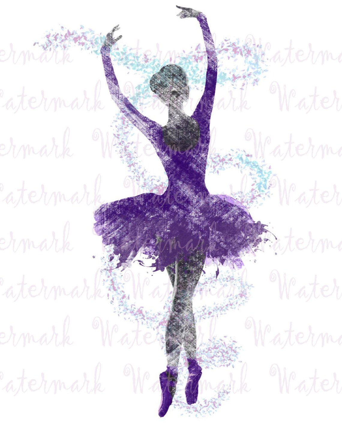 Ballerina Digital Clipart Art Digital Download - Etsy