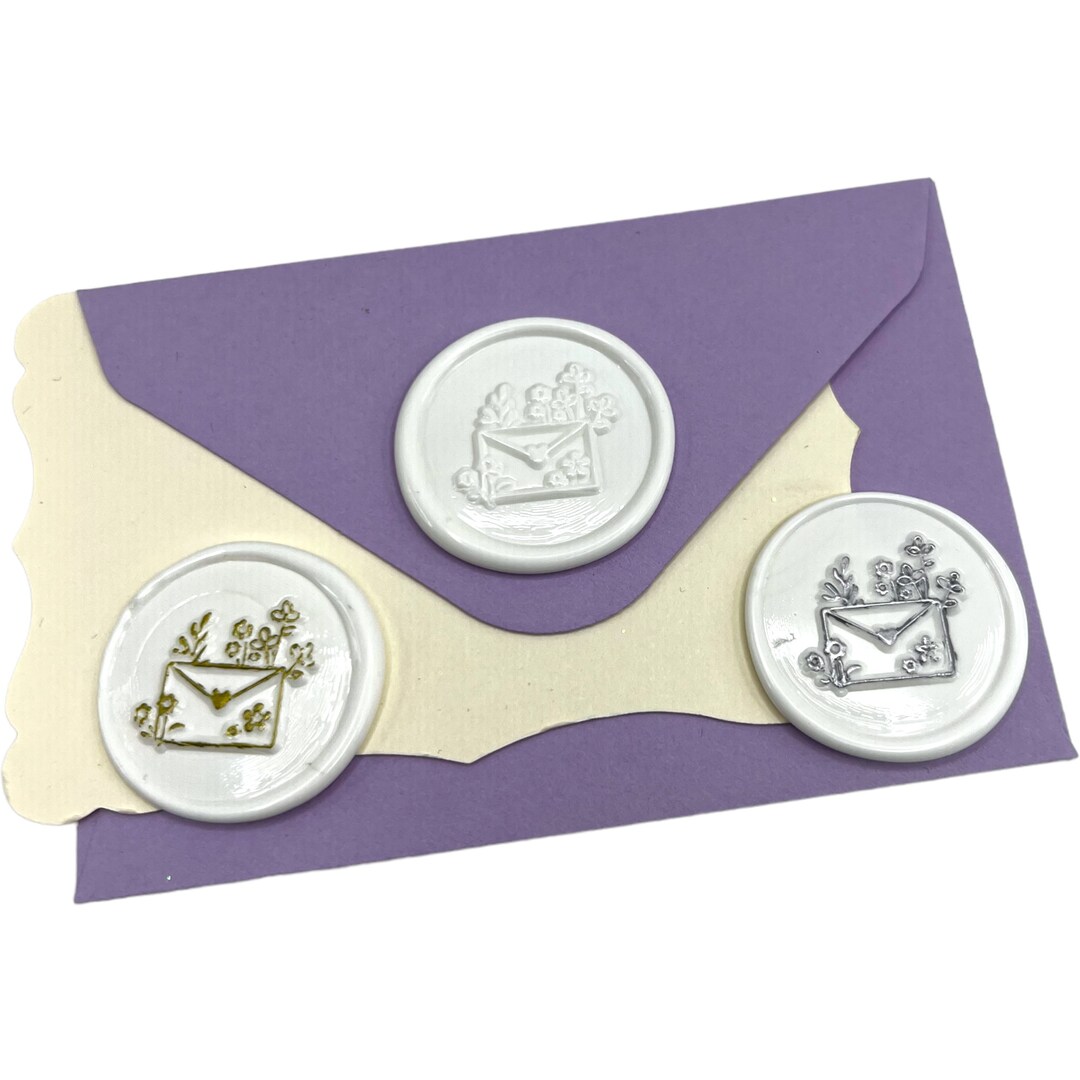 Love Letter Wax Seals, Ready to Use Modern Wax Seals, Letter Stickers ...