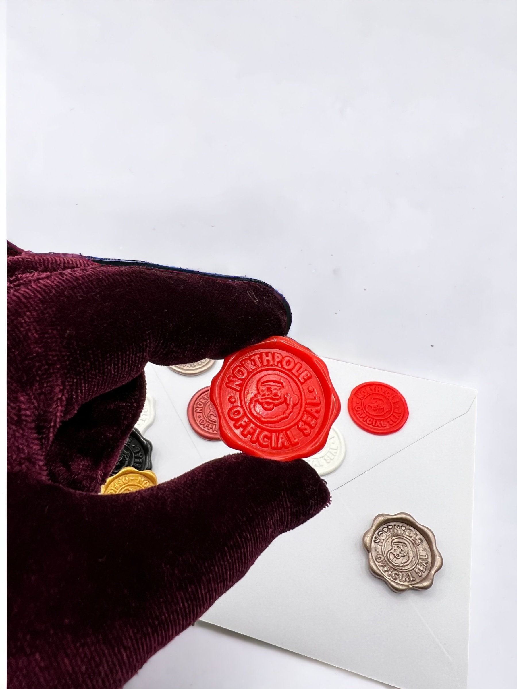 North Pole Official Seal Stickers: Santa's Letter Seal Stamp 1 Pc - Etsy