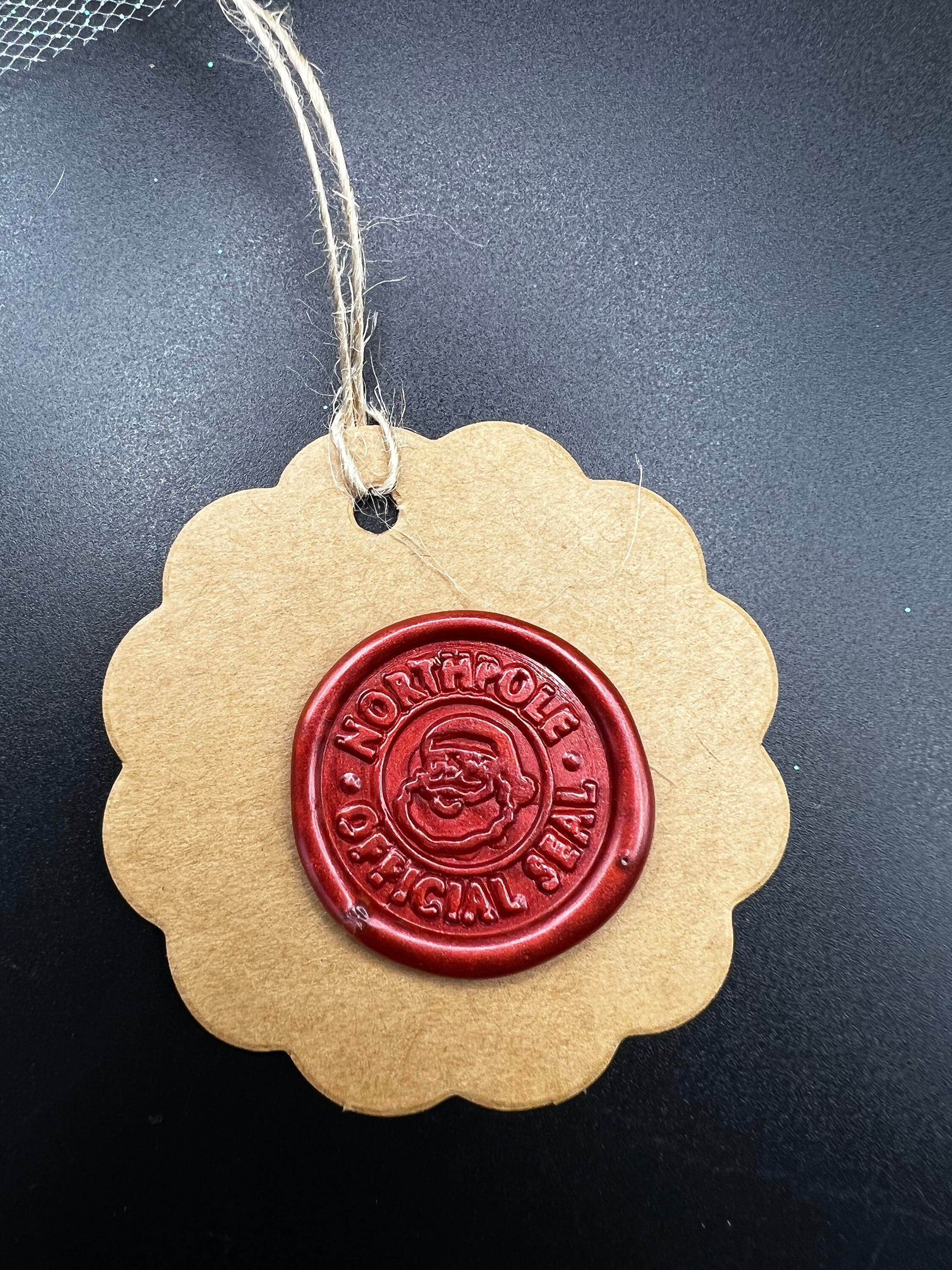 North Pole Official Seal Stickers, Santas Letter, Santa Stamp, Gift ...
