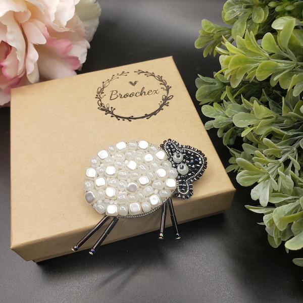 Sheep Brooch - Etsy