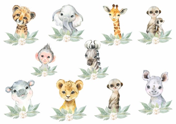 Baby Animals Clipart For Baby Showers