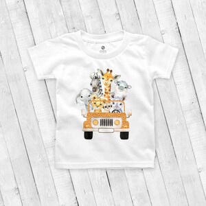 PNG Tropical Jungle Safari Animals Car, Kids Sublimation, Baby Shower ...