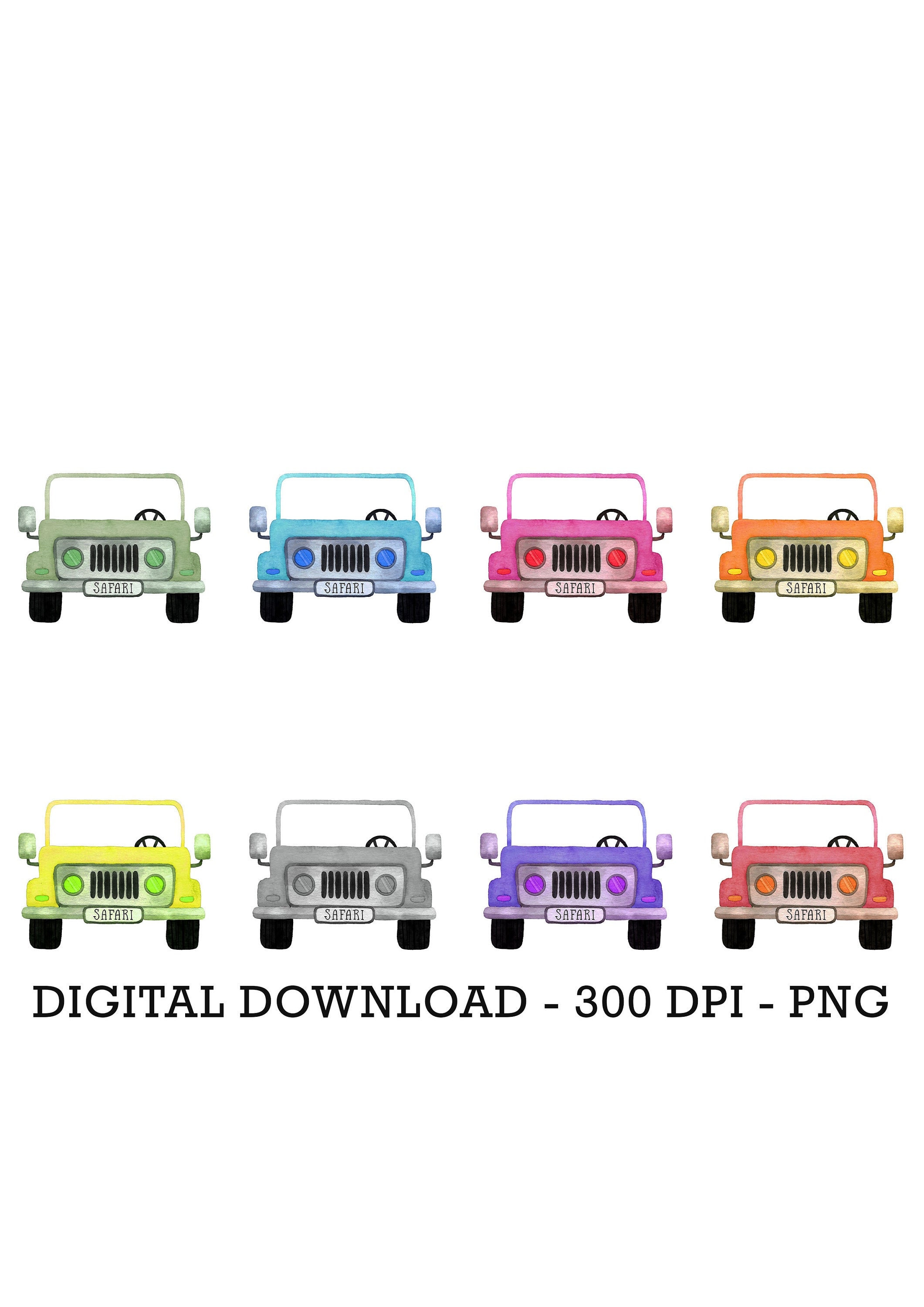 Safari Truck Clip Art