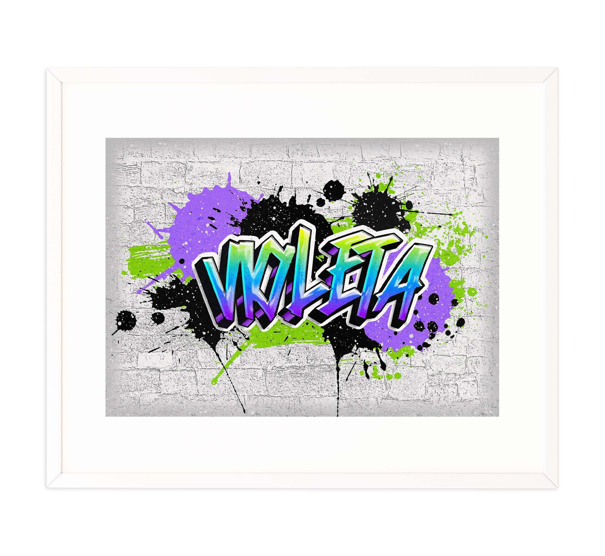 JPG/PNG Custom Graffiti Name Logo Print Art A3 Digital File - Etsy ...