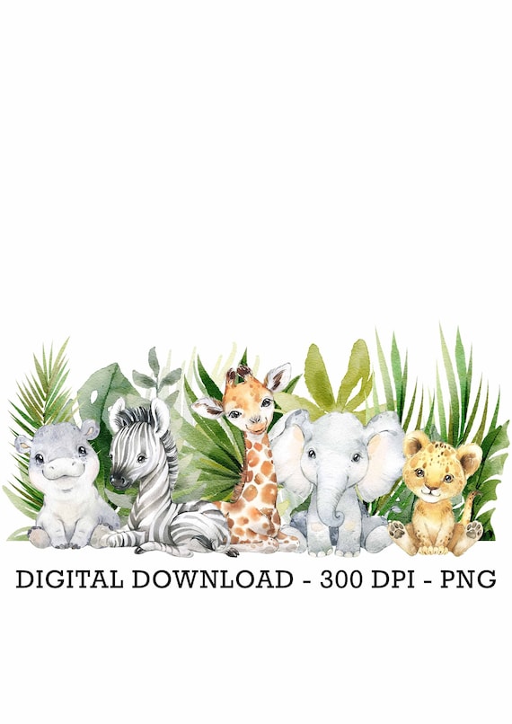 Jungle Baby Shower Clip Art Free